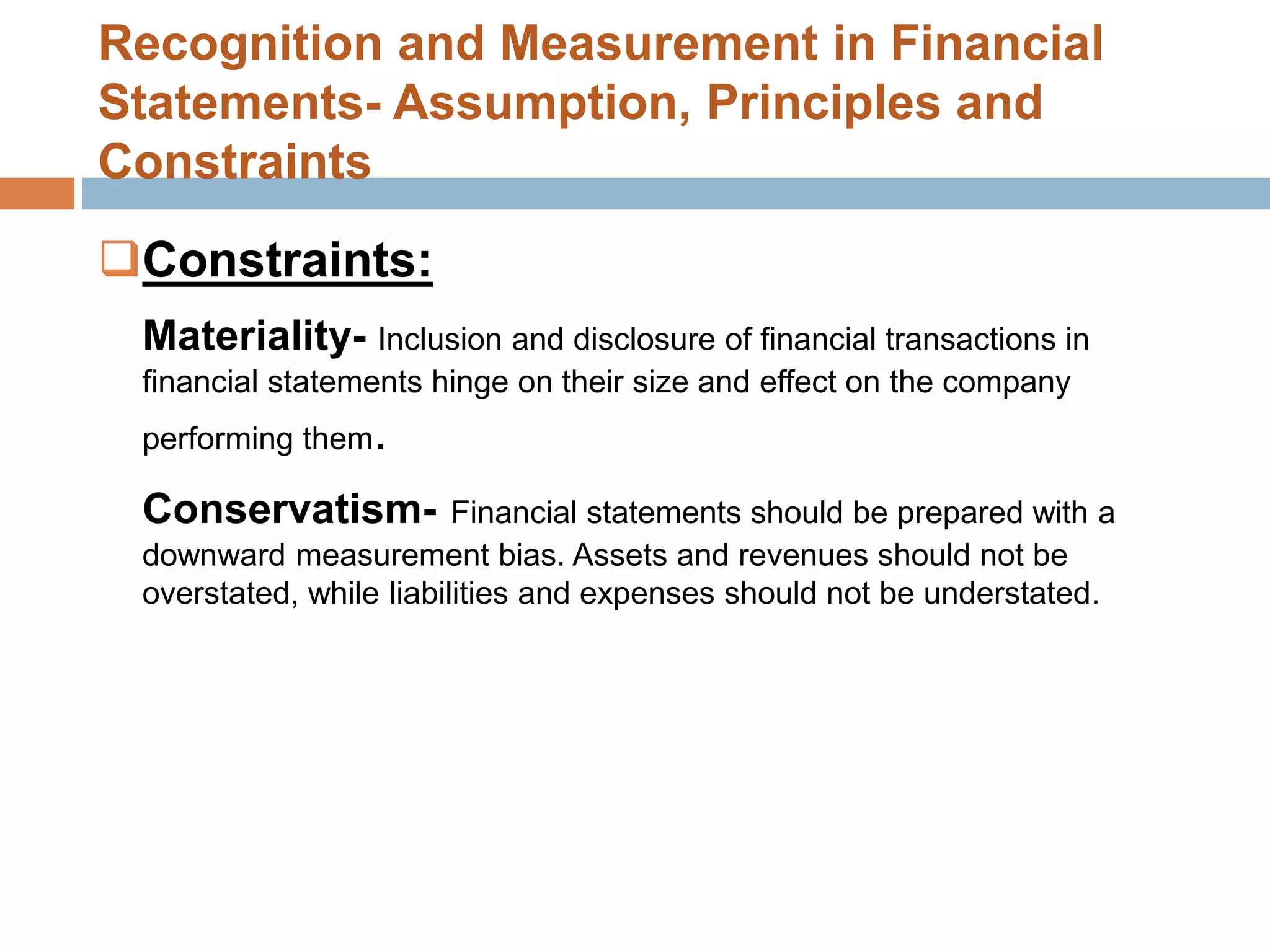 Conceptual Framework of Accounting | PPTX