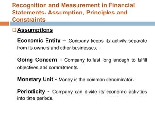 Conceptual Framework of Accounting | PPTX