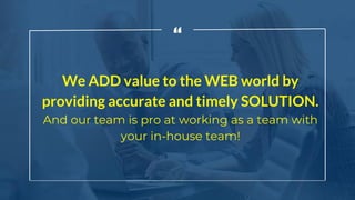 AddWeb Solution Pvt. Ltd. | PPT