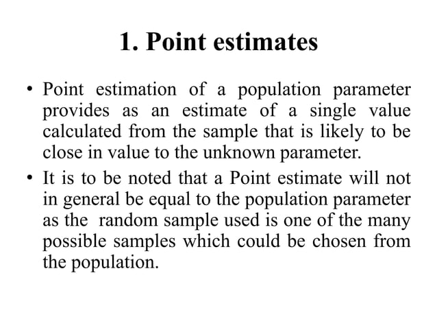 Confidence Interval Estimation Detail Pptx