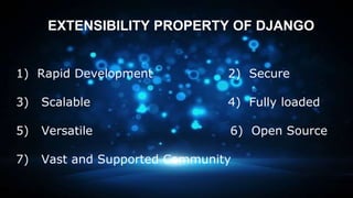 Django Frame Work | PPTX