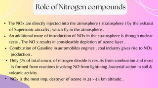 Presentation on Ozone layer and it's depletion causes and effects by ...