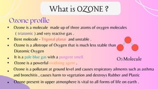 Presentation on Ozone layer and it's depletion causes and effects by ...