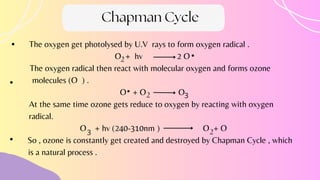 Presentation on Ozone layer and it's depletion causes and effects by ...