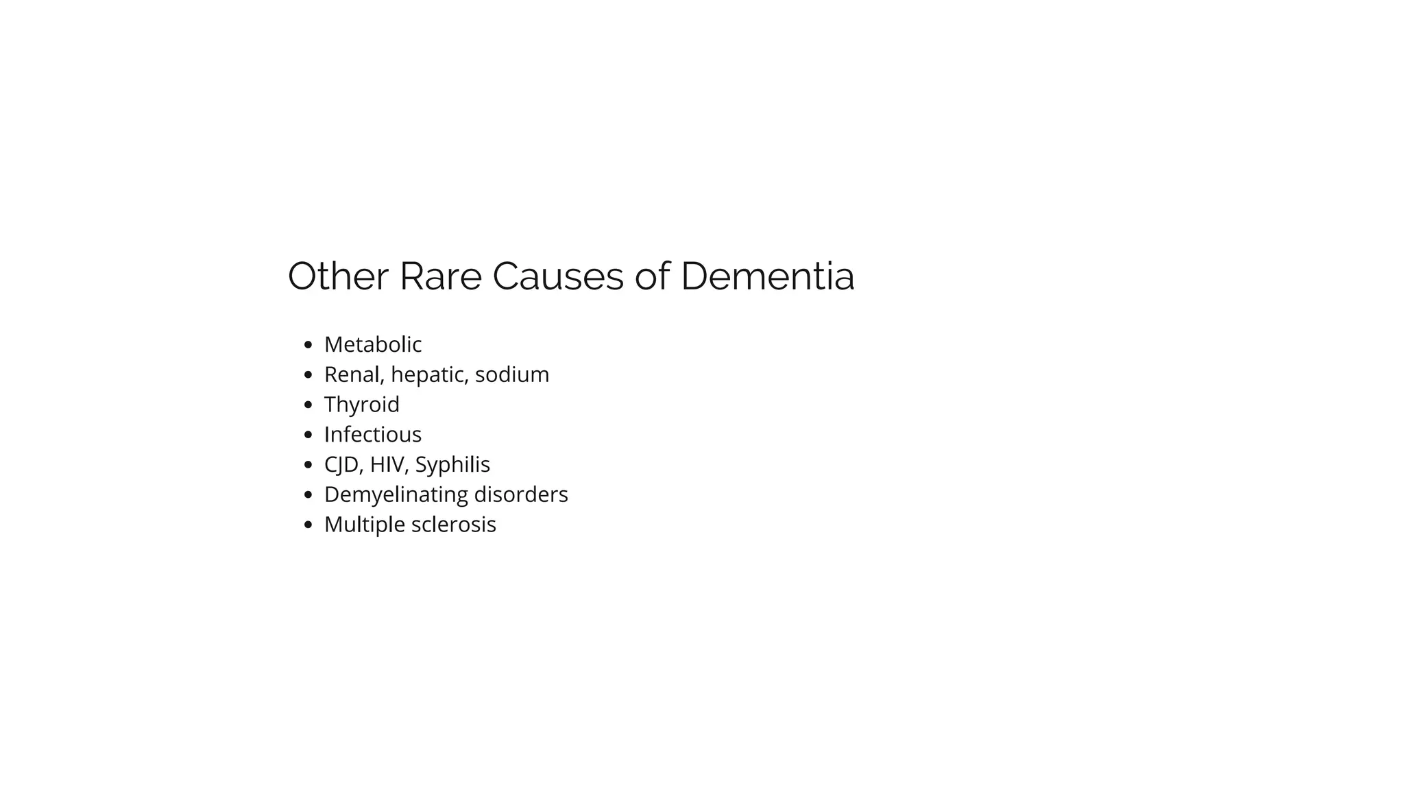 Common Types of Dementia 8F who notes progressive memory loss | PDF