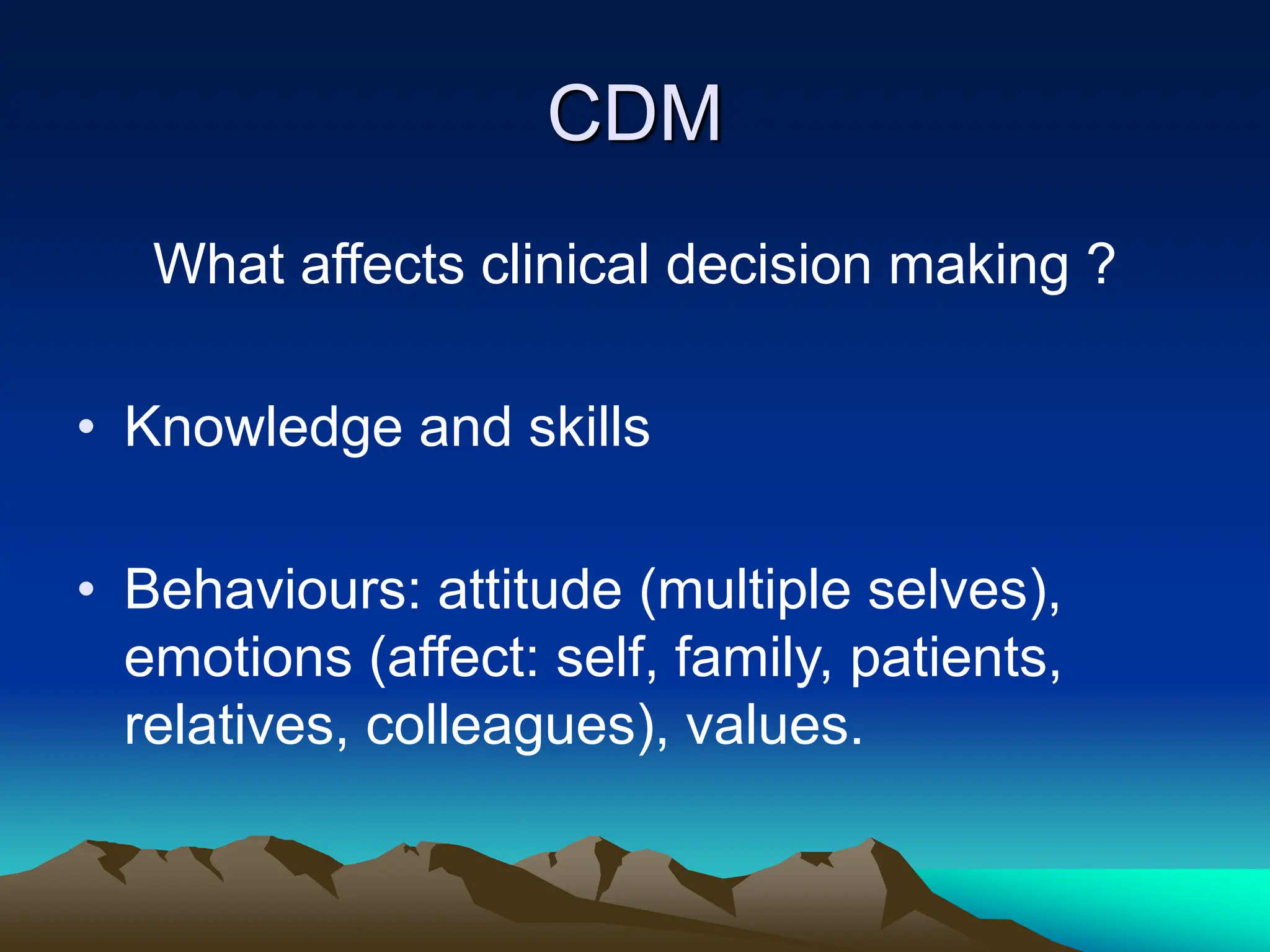 Introduction Clinical Decision Making.ppt