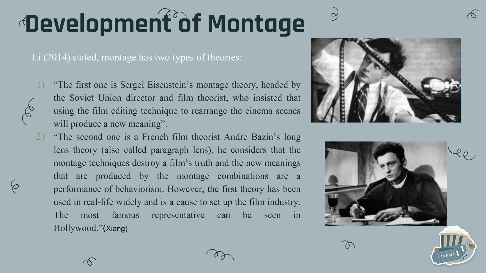 "The montage technique" in film studies.. | PPTX