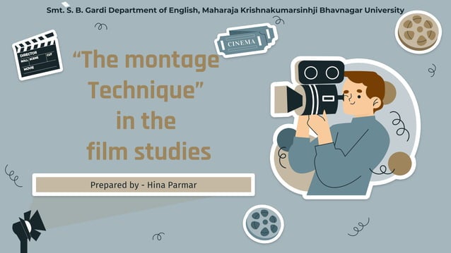 "The montage technique" in film studies.. | PPTX