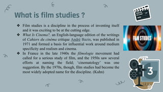 "The montage technique" in film studies.. | PPTX