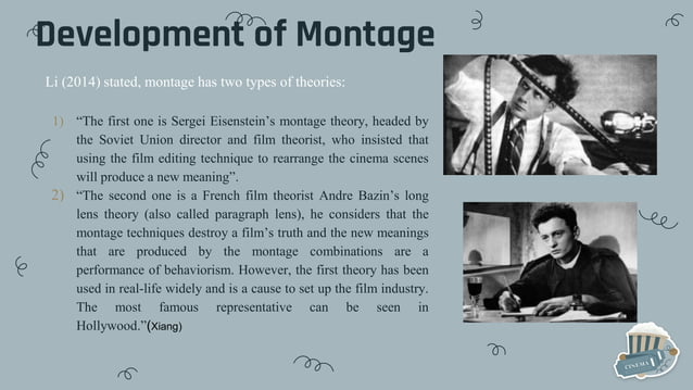 "The montage technique" in film studies.. | PPTX