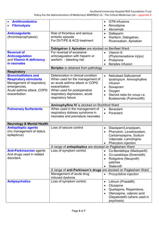 Emergency drug .pdf | Endocrine and Metabolic Diseases | Diseases and ...
