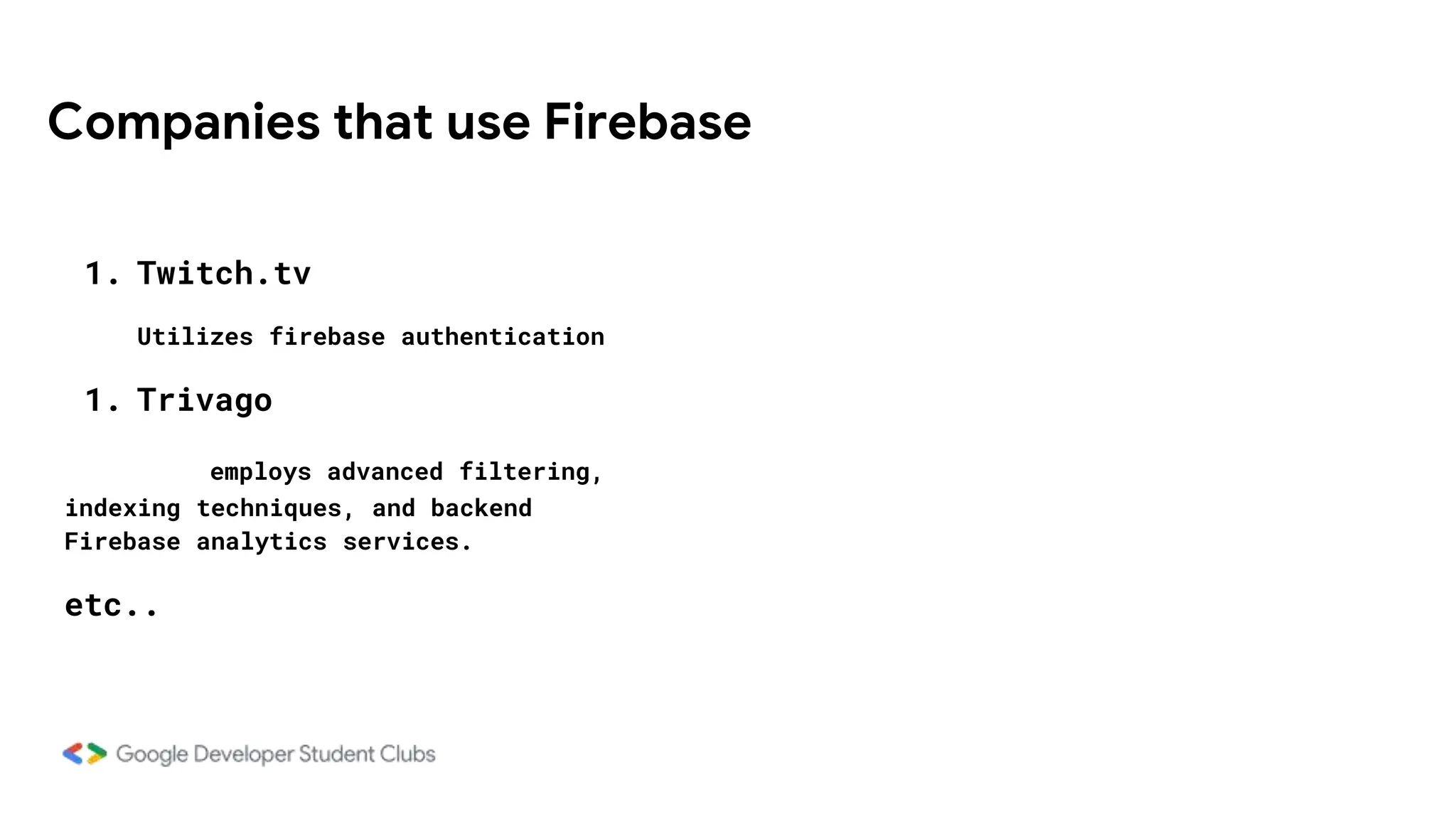 Introduction to Firebase Workshop Slides | PPT