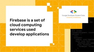 Introduction to Firebase Workshop Slides | PPT