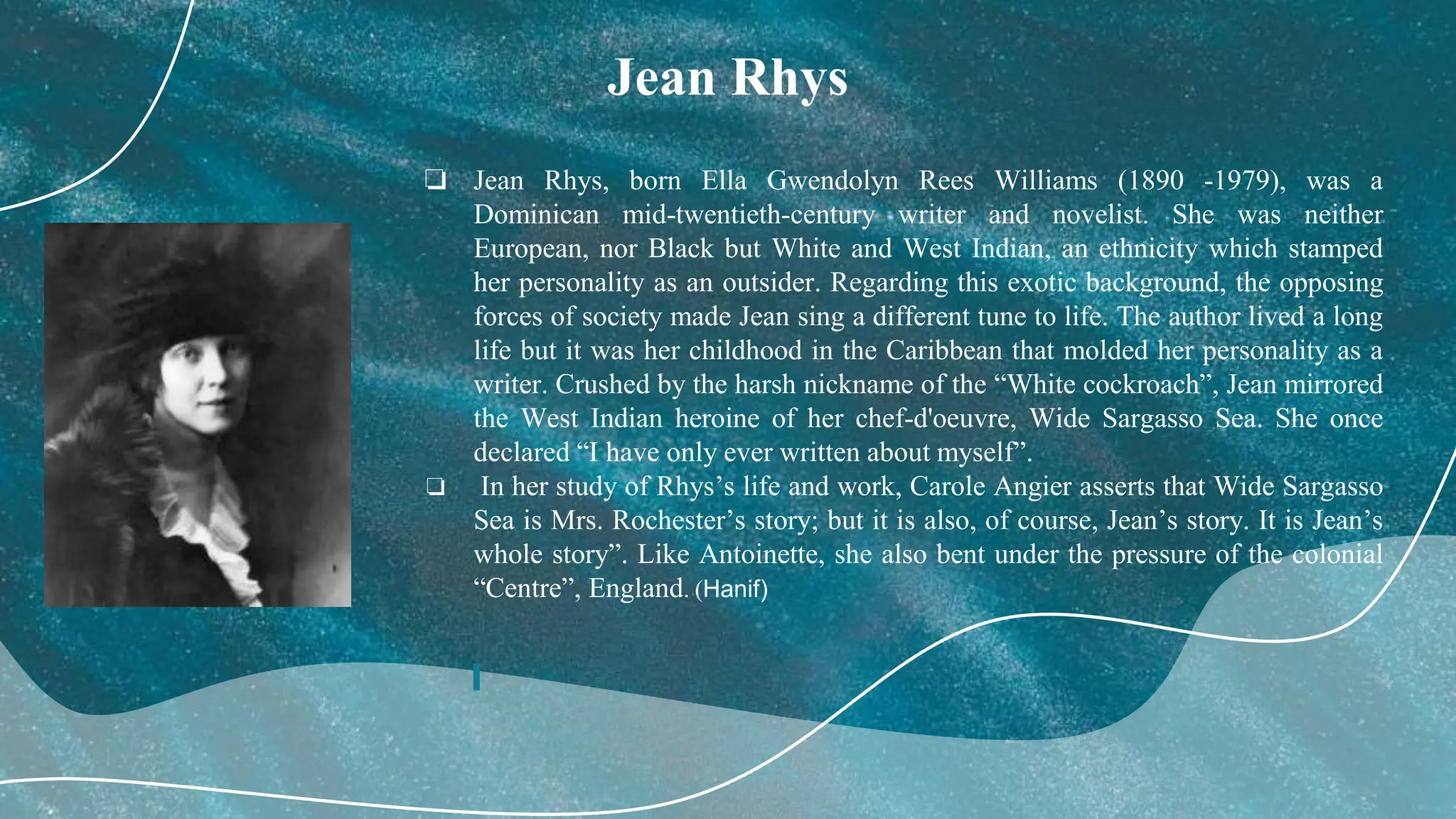 Interrogating Hybridity- Reading in Jean Rhys’s 'Wide Sargasso Sea' | PPT