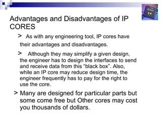 generate IP CORES | PPT