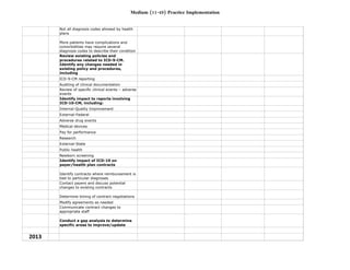 ICD-10 action plan-revised | XLS