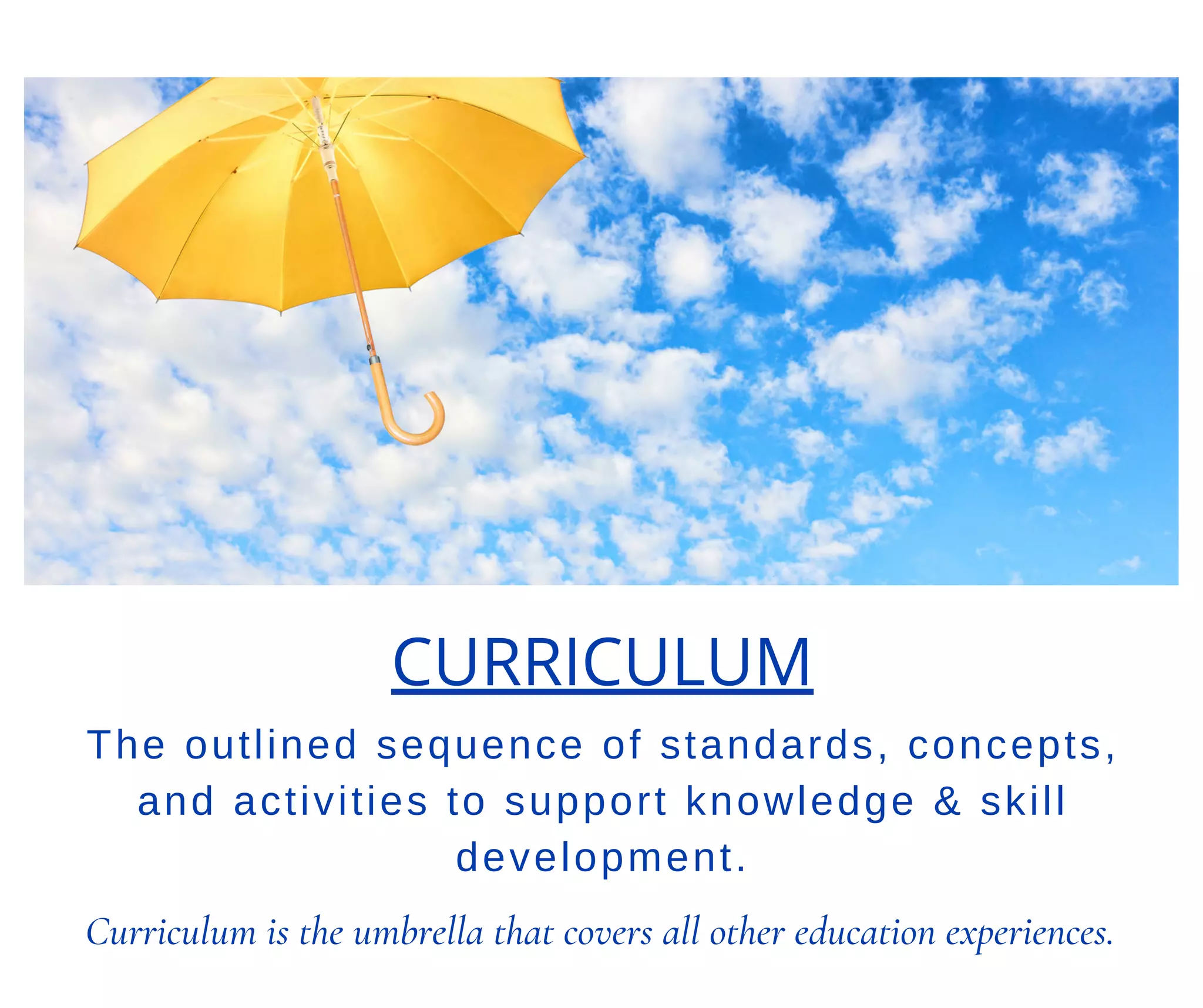 What's the difference between a curriculum, course, training, and more ...