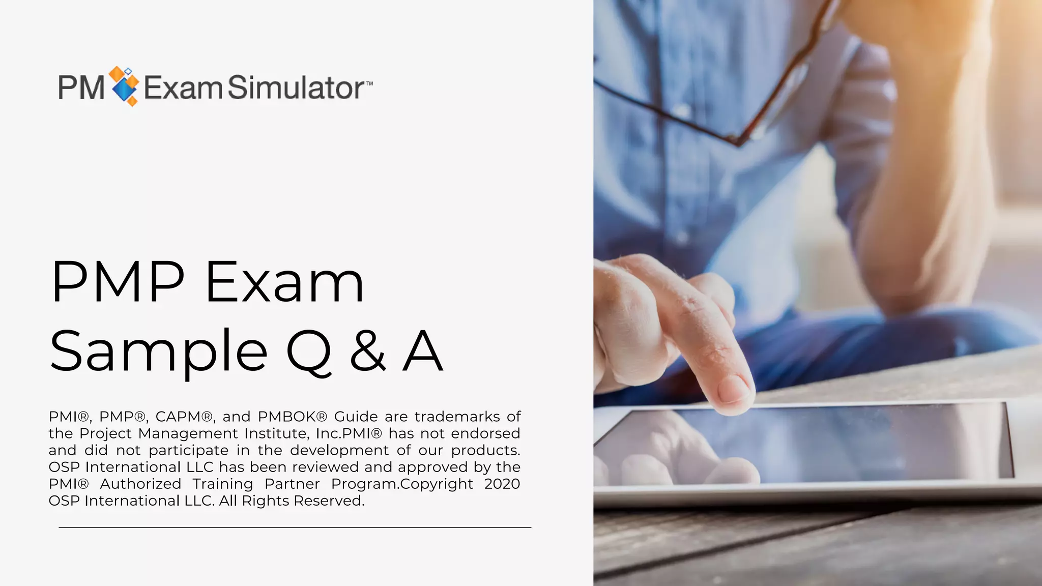 Free PMP® Exam Sample Question | PPT
