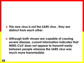 Middle East Respiratory Syndrome Coronavirus (MERS-CoV) | PPT