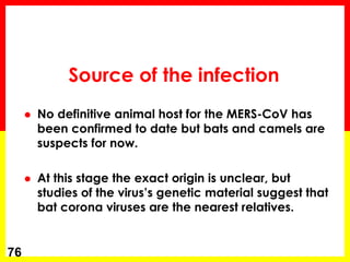 Middle East Respiratory Syndrome Coronavirus (MERS-CoV) | PPT