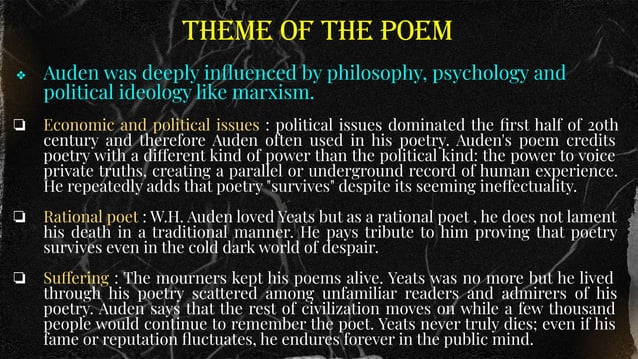 Wystan Hugh Auden and his Poems | PDF | Poetry | Books and Literature