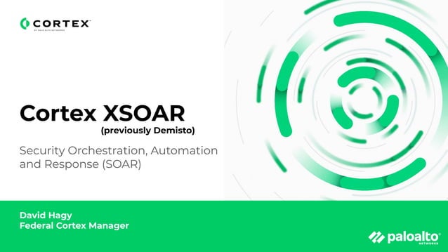 Upgrade Your SOC with Cortex XSOAR & Elastic SIEM | PPT