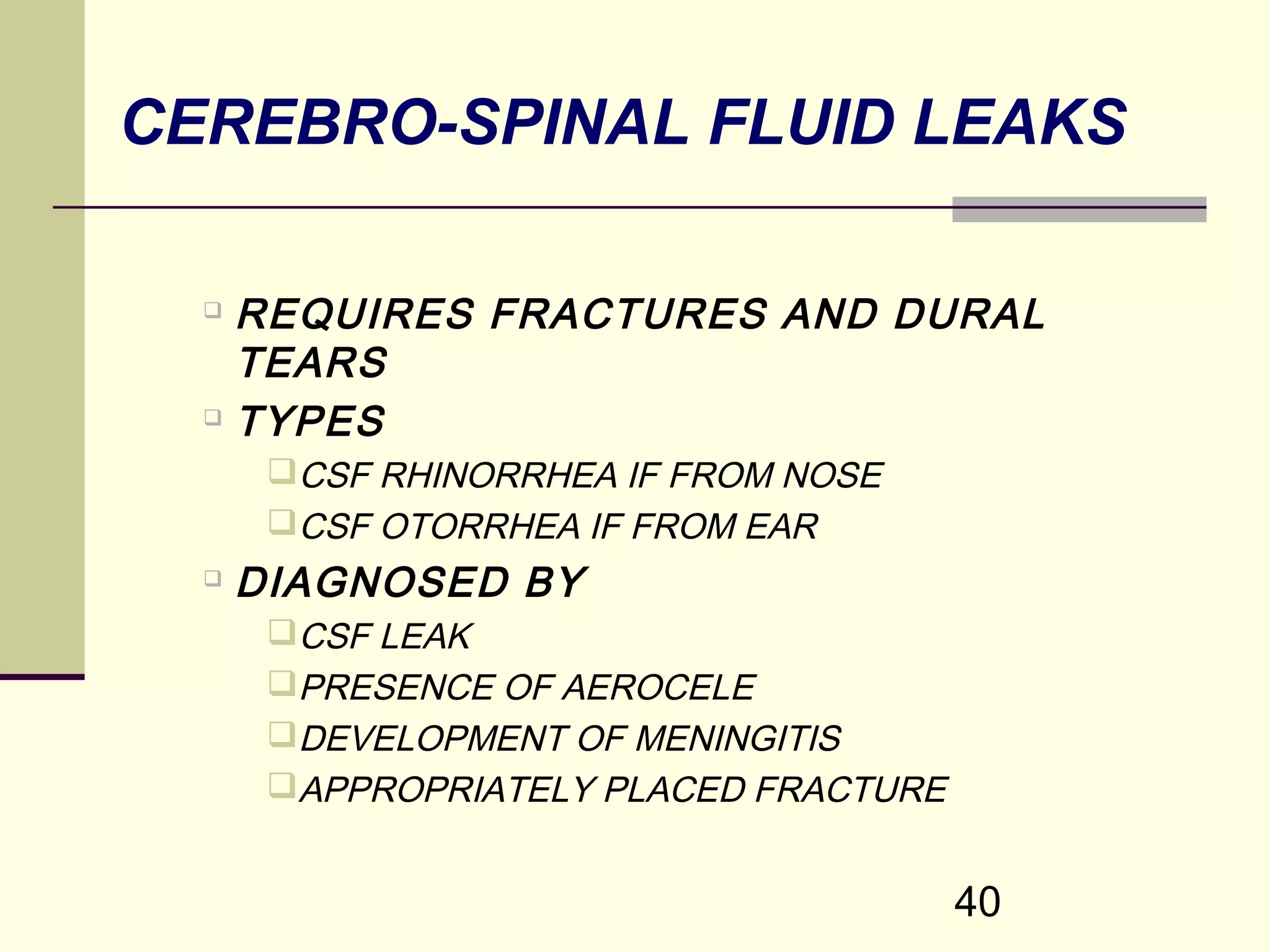 CRANIO CEREBRAL INJURIES FOR MEDICAL STUDENTS | PPT
