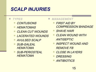 CRANIO CEREBRAL INJURIES FOR MEDICAL STUDENTS | PPT