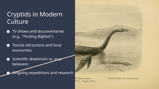 Copy of Cryptids of North America_ Mysterious Creatures in Folklore (1 ...