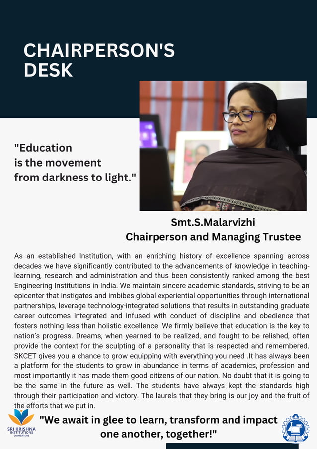 Brochure for SKCET - Fresh Spar Technologies - Manojkumar C | PDF