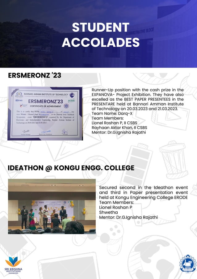 Brochure for SKCET - Fresh Spar Technologies - Manojkumar C | PDF