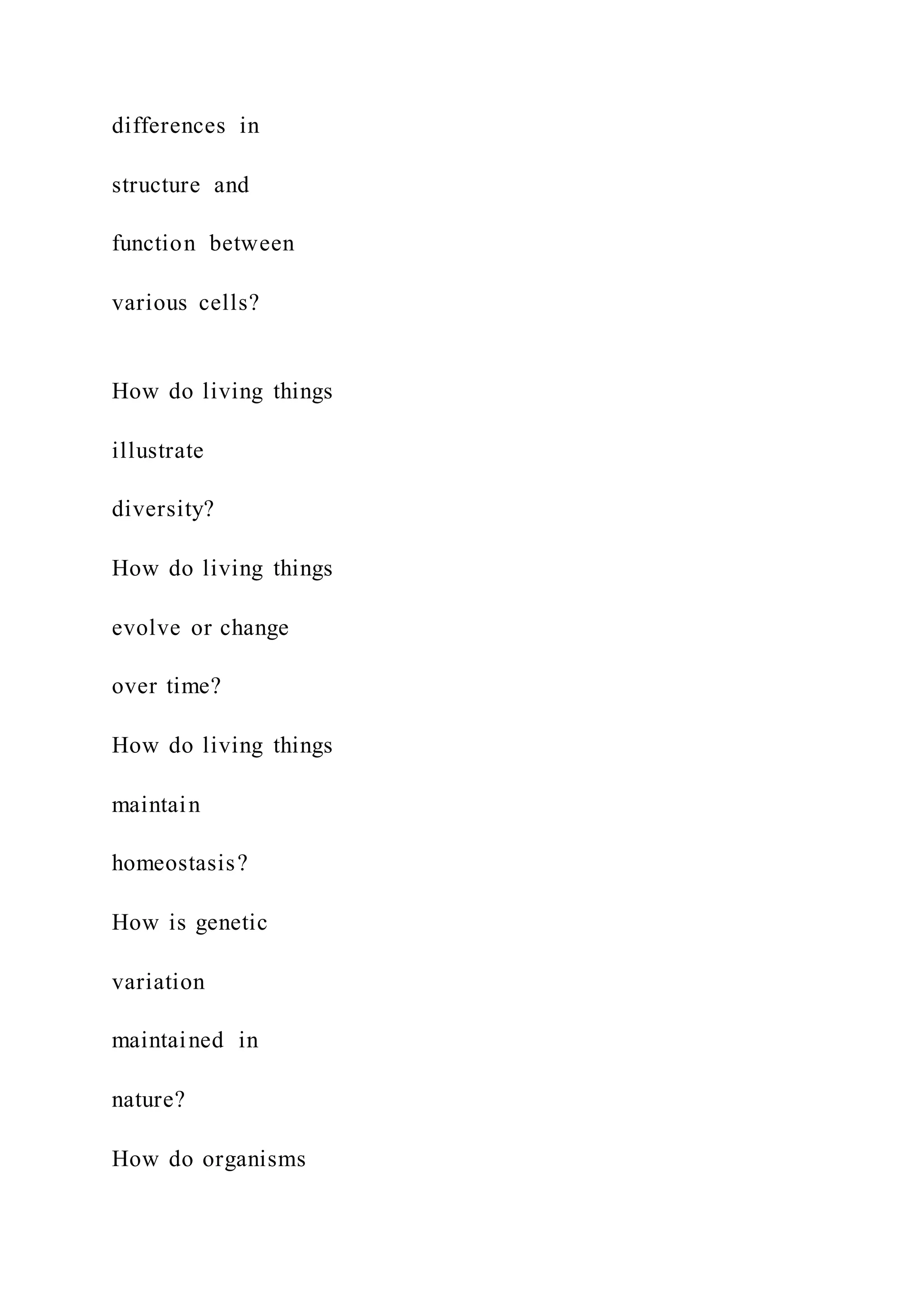 Copy of Curriculum Map by ASCD Biology 1 Curriculum Map | DOCX | Health ...