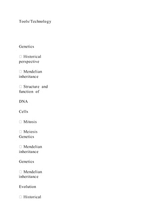 Copy of Curriculum Map by ASCD Biology 1 Curriculum Map | PDF