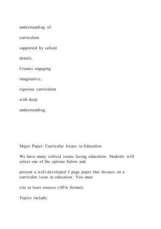 Copy of Curriculum Map by ASCD Biology 1 Curriculum Map | PDF