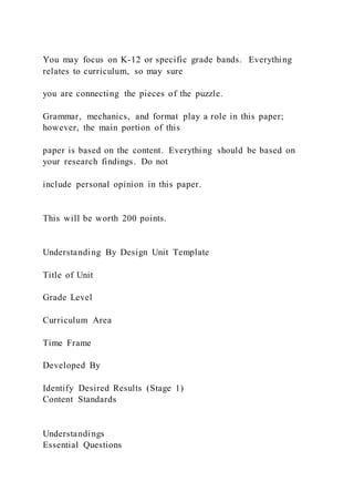 Copy of Curriculum Map by ASCD Biology 1 Curriculum Map | PDF