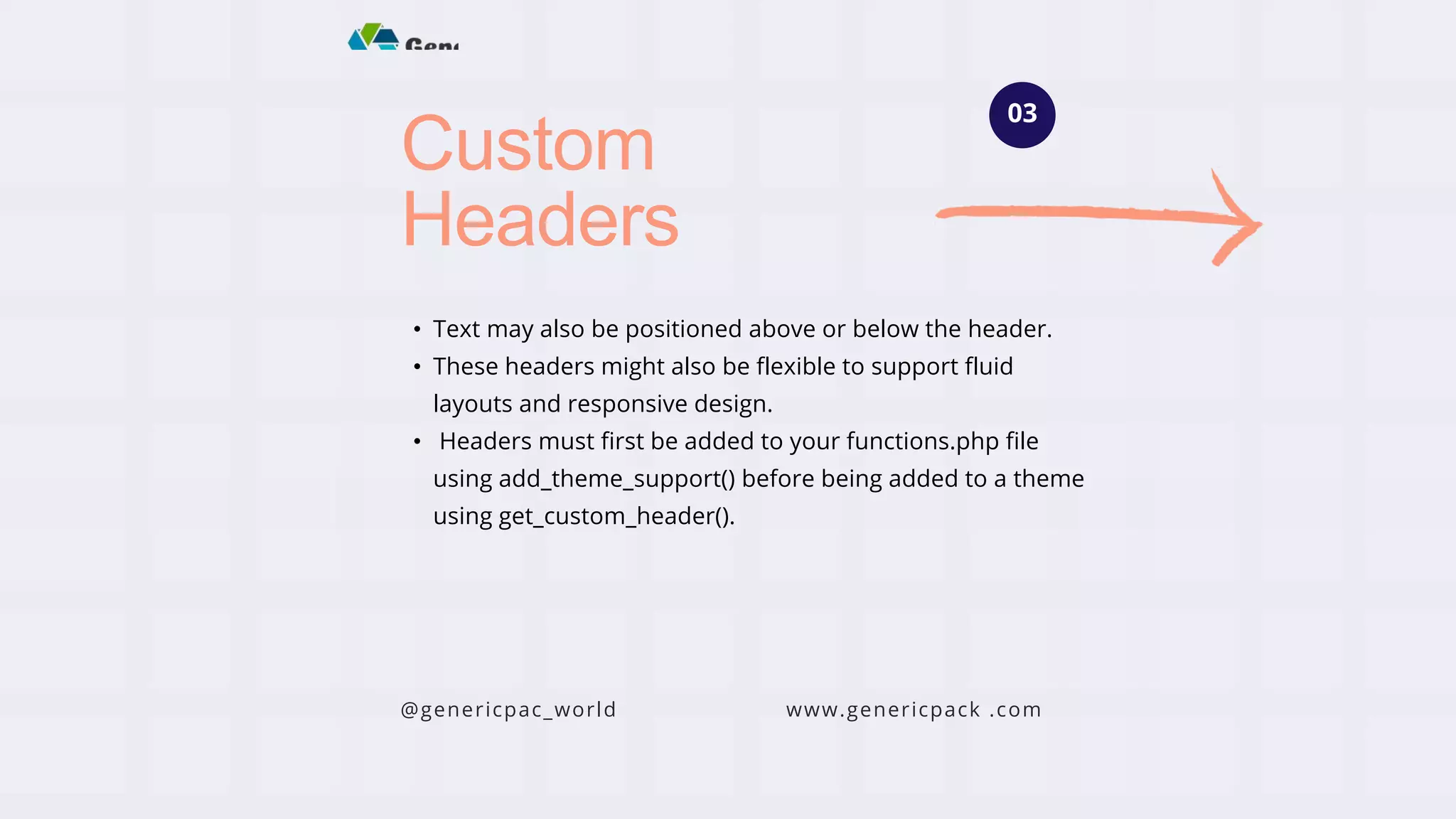 Custom Header | PPTX