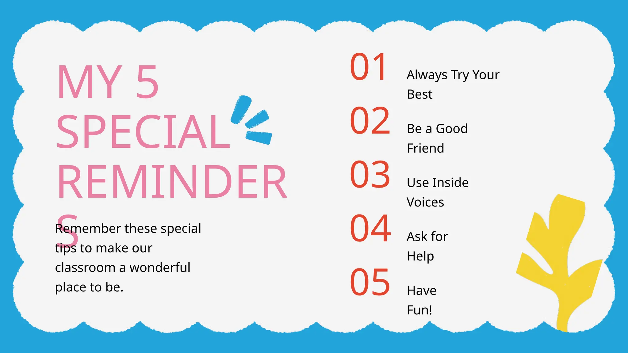 Copy of Cute Doodle Illustrative Back to School Classroom Rules (1).pptx