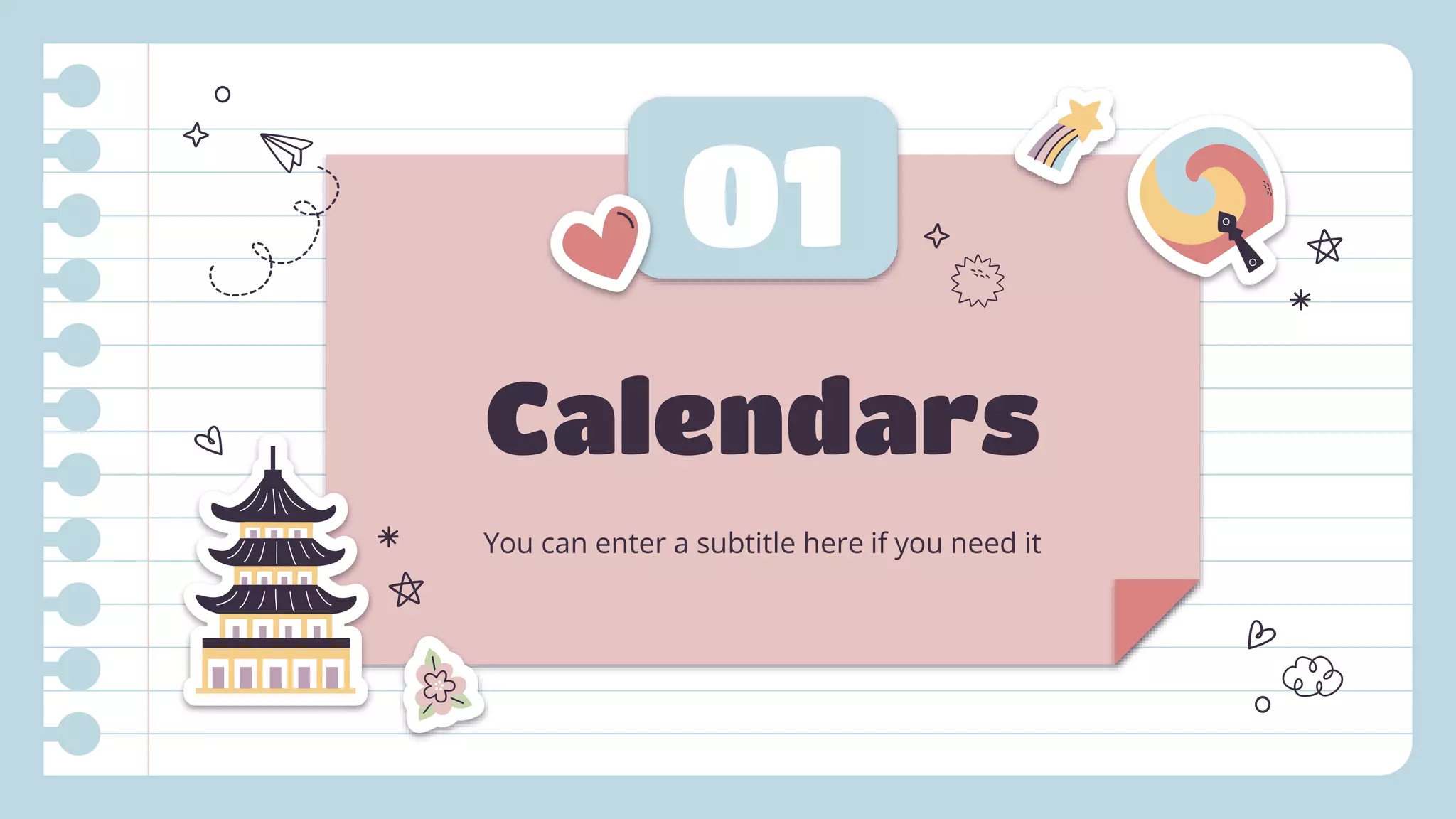 Copy of Cute Korean Doodle Stickers Personal Organizer for Pre-K ...