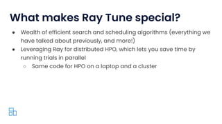 Cutting edge hyperparameter tuning made simple with ray tune | PPT