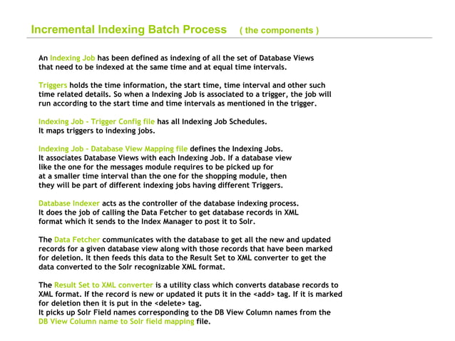 Database indexing framework | PPT