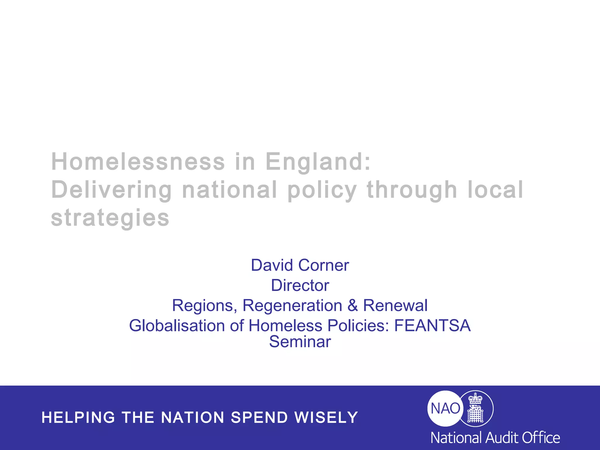 Elements that make local homeless strategies effective | PPT