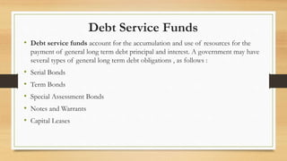 debt service fund and capital projects entries | PPTX