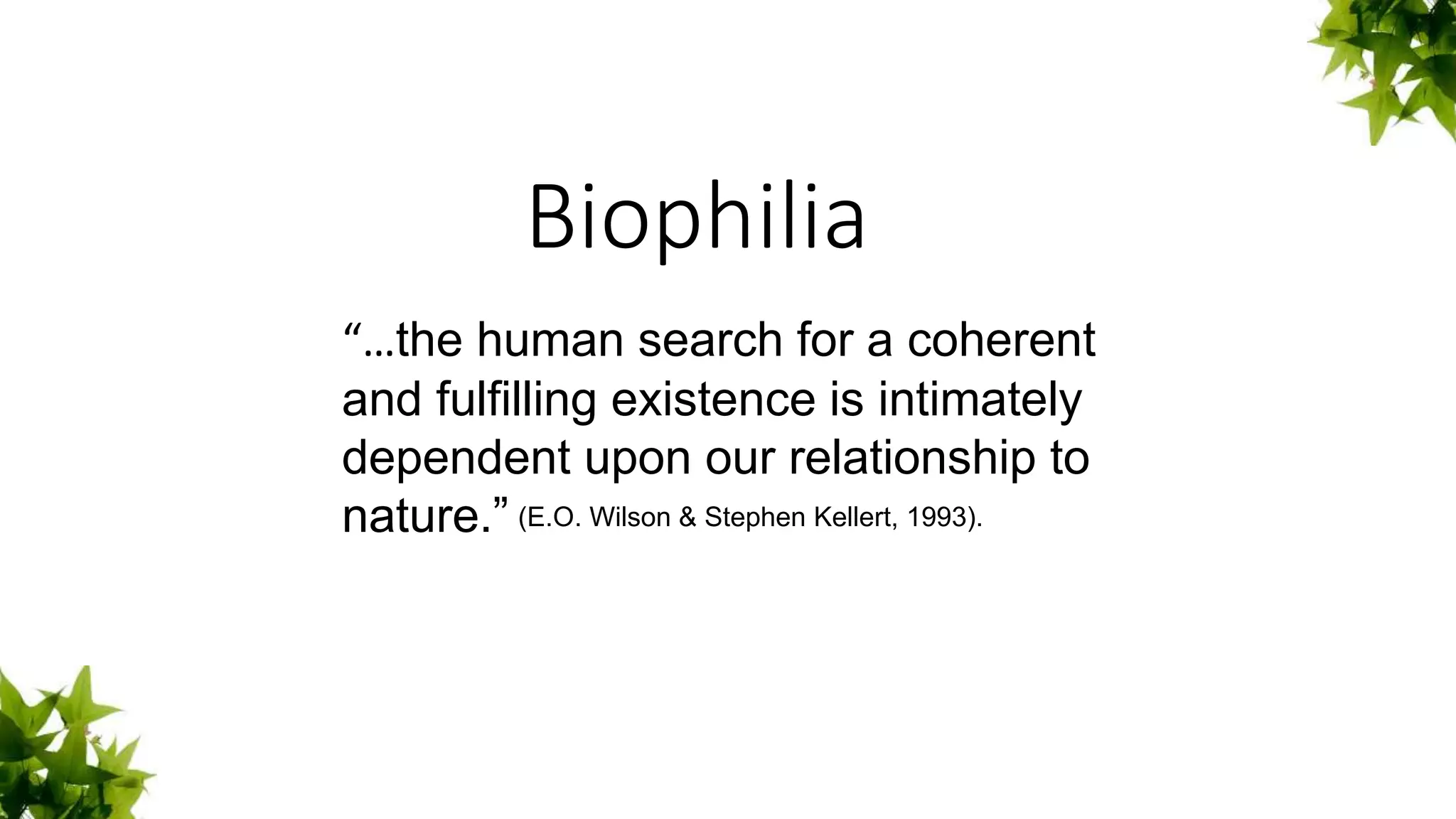 Trees and Transition - Deena Shaffer & John Hannah | PPT