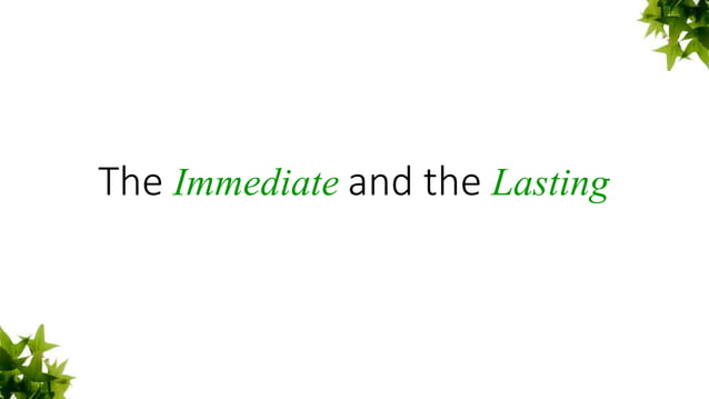 Trees and Transition - Deena Shaffer & John Hannah | PPT