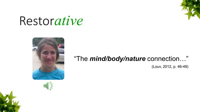 Trees and Transition - Deena Shaffer & John Hannah | PPT