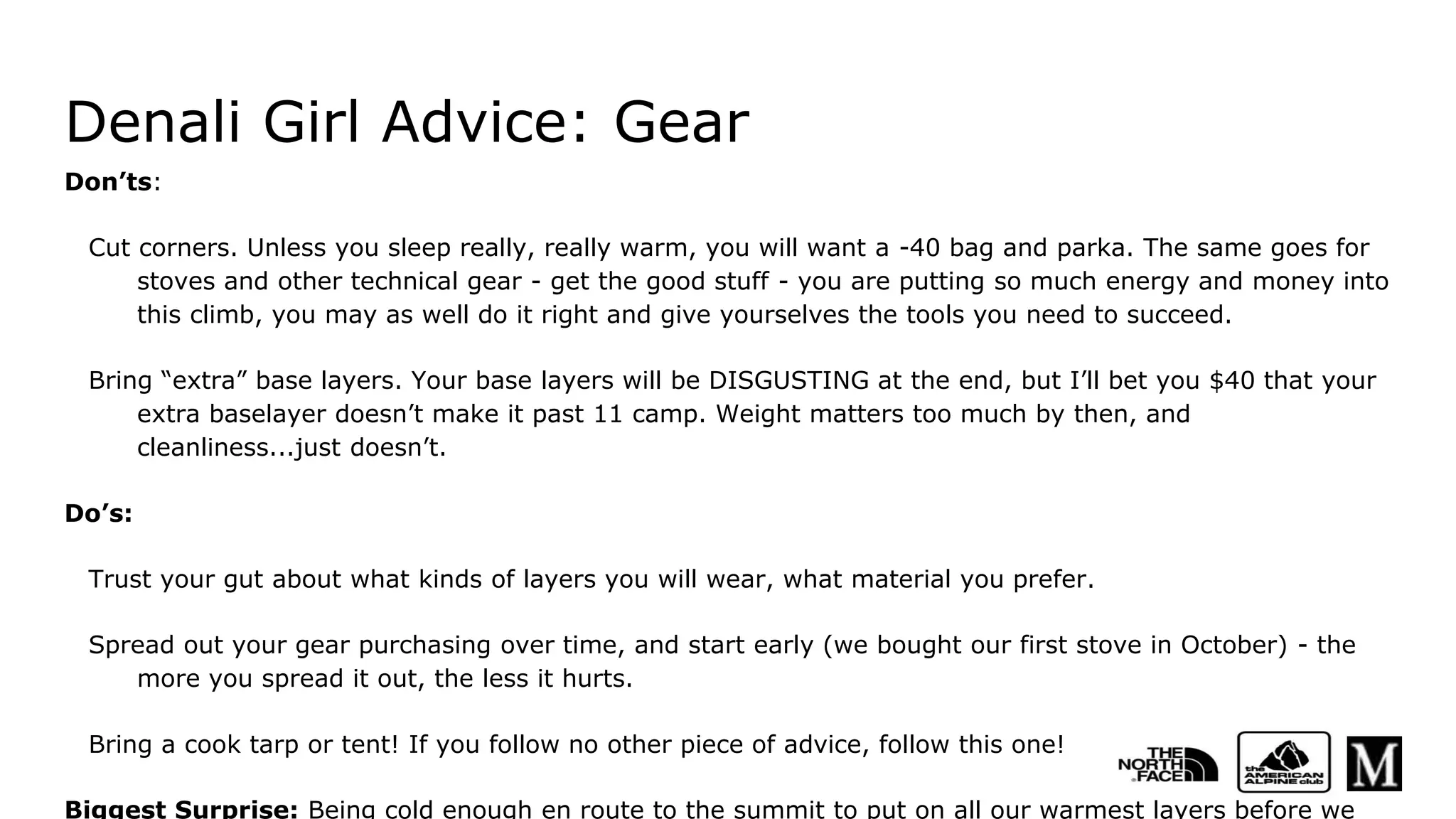 'The Denali Girls' Beta Night Presentation: Denali | PPTX