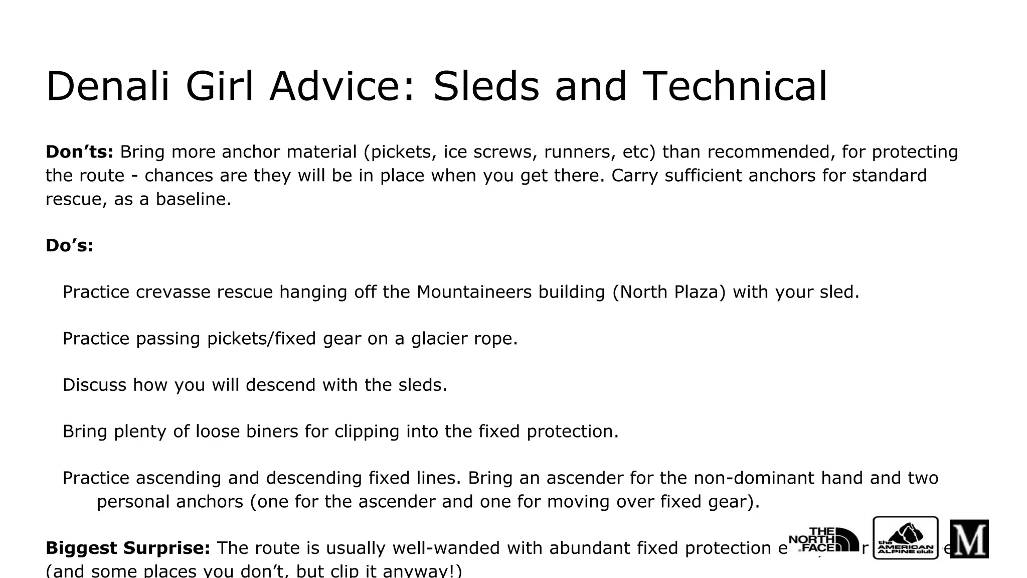 'The Denali Girls' Beta Night Presentation: Denali | PPTX