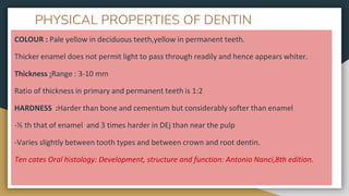 Dentin | PPTX