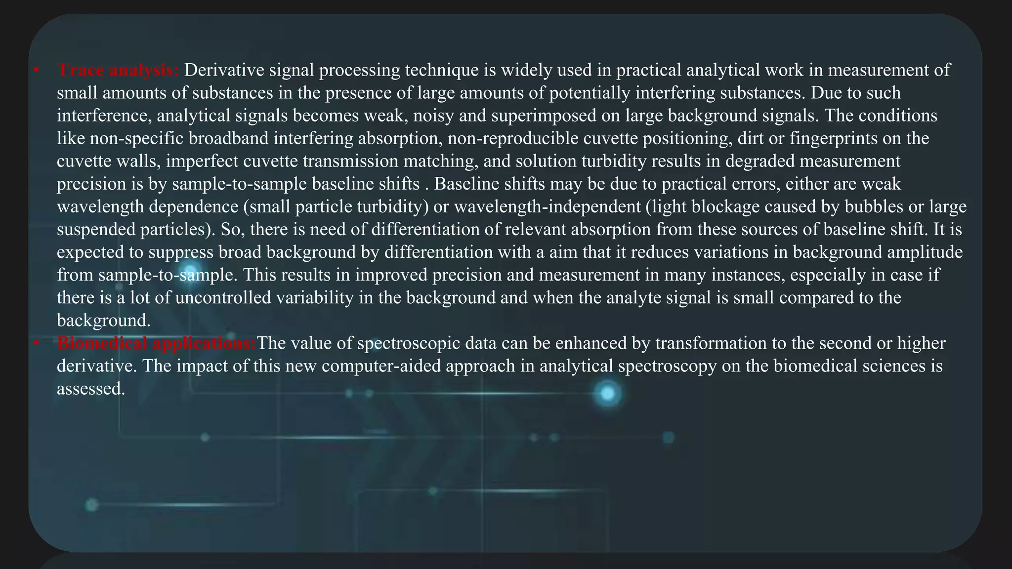 DERIVATIVE SPECTROSCOPY | PPTX