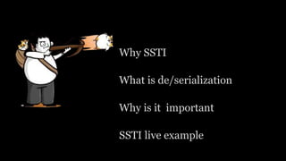 Server Side Template Injection | PPT